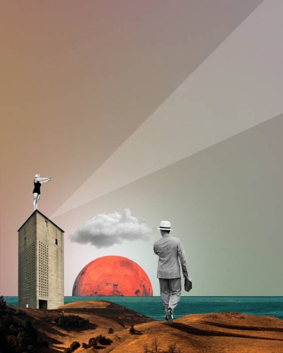 Trash Riot Collage Art - Surrealism Today