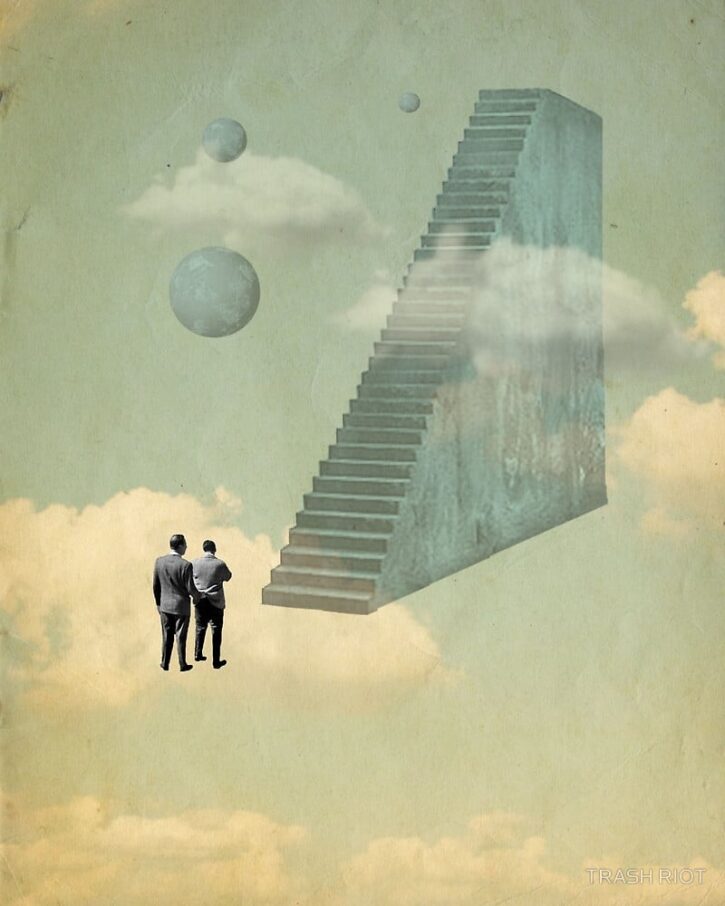 Trash Riot Collage Art - Surrealism Today