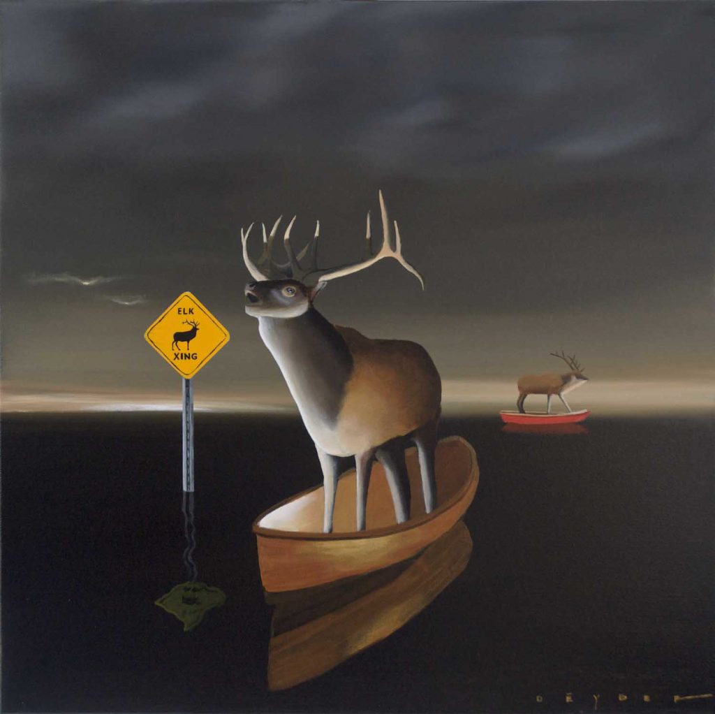 Robert Deyber Painting - Surrealism Today