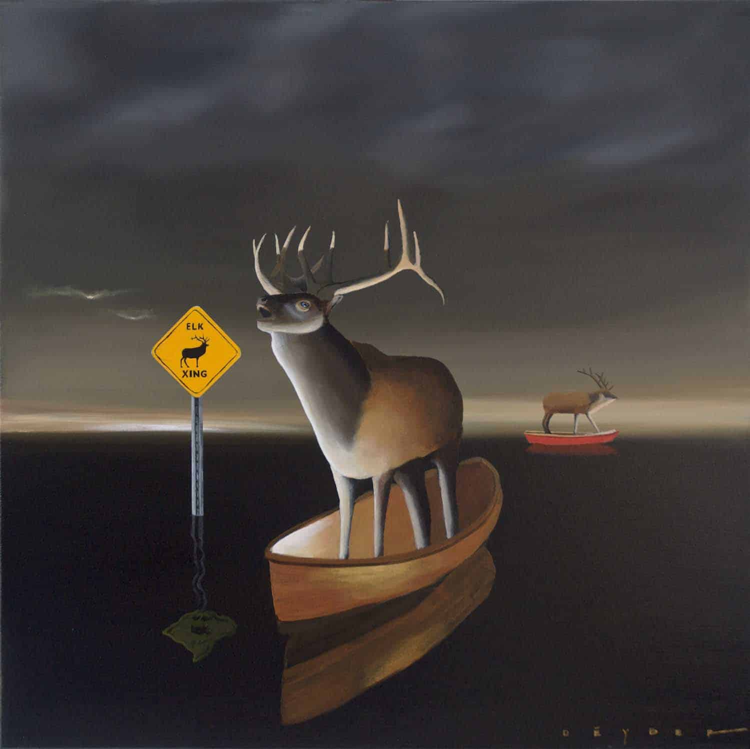 Robert Deyber Painting - Surrealism Today
