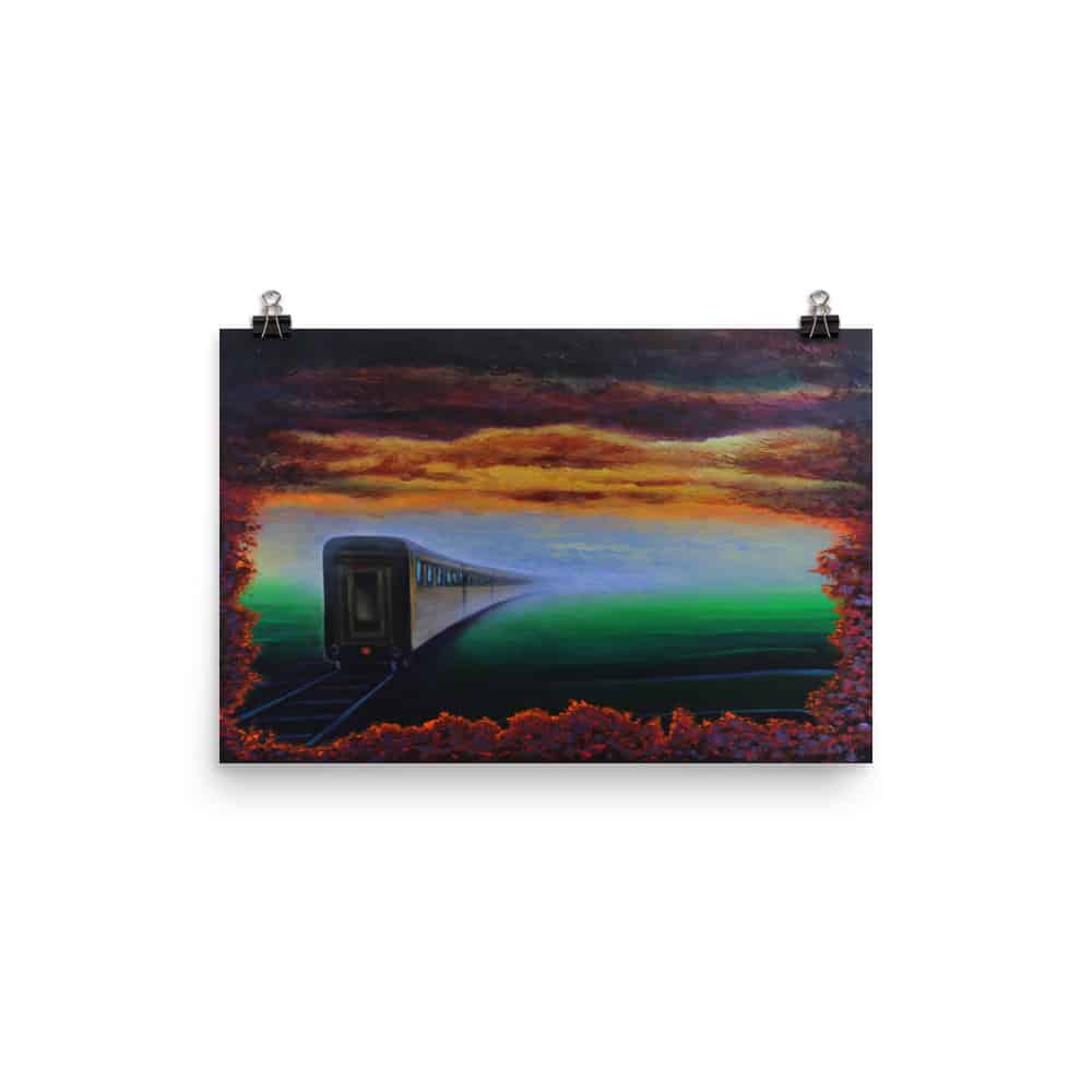 One Way Train by Serguei Borodouline - Surrealism Today