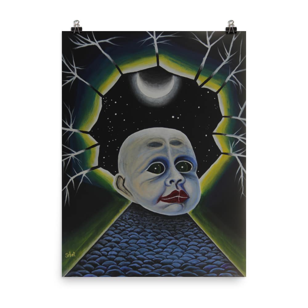 Through a Keyhole by Serguei Borodouline - Surrealism Today